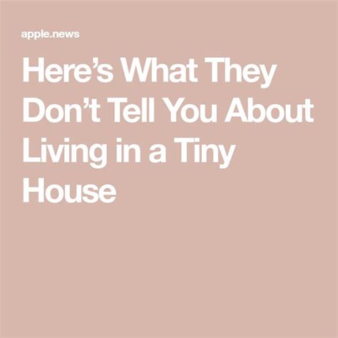 Heres What They Dont Tell You About Living In A Tiny House Dwell