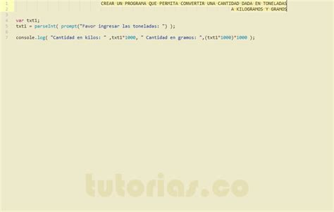 operadores javascript conversión de unidades Tutorias co