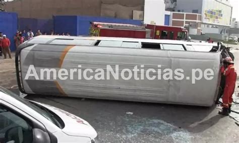 Ate cúster de los Chosicanos se volcó y dejó 14 heridos América