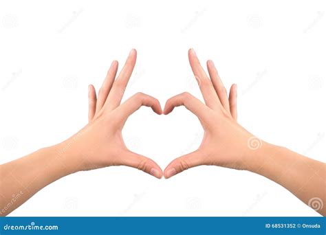 Hand Gestures PNG Image One Handed Heart Gesture Finger Gesture