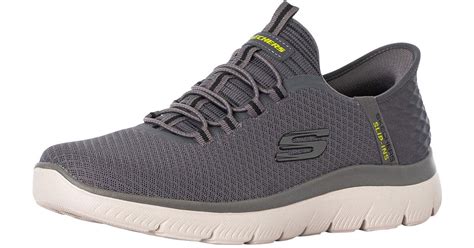 Skechers Slip Ins Summits High Range Trainers In Blue For Men Lyst