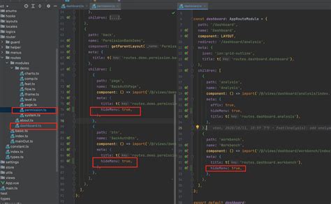 在一个菜单下，如何配置多个隐藏菜单？ · issue 722 · vbenjs vue vben admin · github
