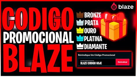 RESGATE CODIGO AGORA NOVO CÓDIGO PROMOCIONAL DA BLAZE BRONZE