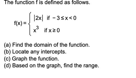 solved the function f ﻿is defined as