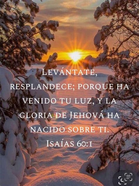 Isaías 60 1 Levántate resplandece porque ha venido tu luz y la