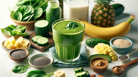 Pineapple And Cucumber Smoothie For Weight Loss