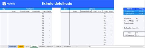 Planilha para Controle de Ações e IR Imposto de Renda