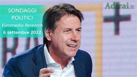 Ultimi Sondaggi Politici 6 Settembre 2022 Sondaggi Euromedia Research