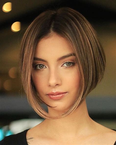 Easy Short Bob Haircuts For Straight Hair Plus Trendy Hair Color