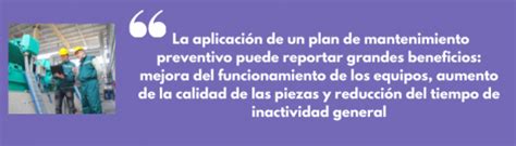 Guía completa de mantenimiento preventivo industrial