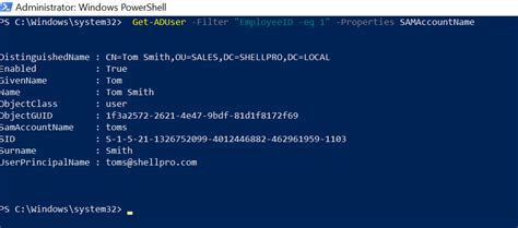 Get AdUser Employee ID In PowerShell ShellGeek