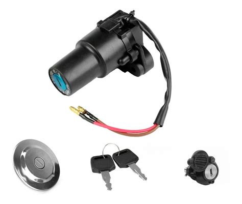 Kit Chave Contato Tampa Trava Ybr 125 Xtz 125 Fazer 250 Mercado Livre