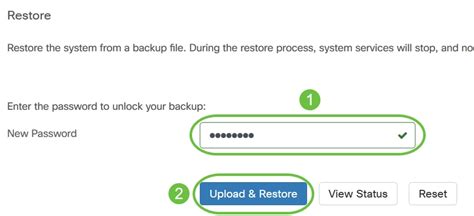 Backup And Restore Configuration Settings Using The Cisco Business
