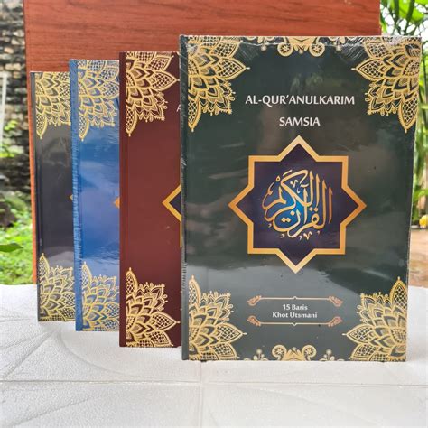 Jual Al Quran Samsia Ukuran Besar A4 Quran Al Quranulkarim HVS 15 Baris