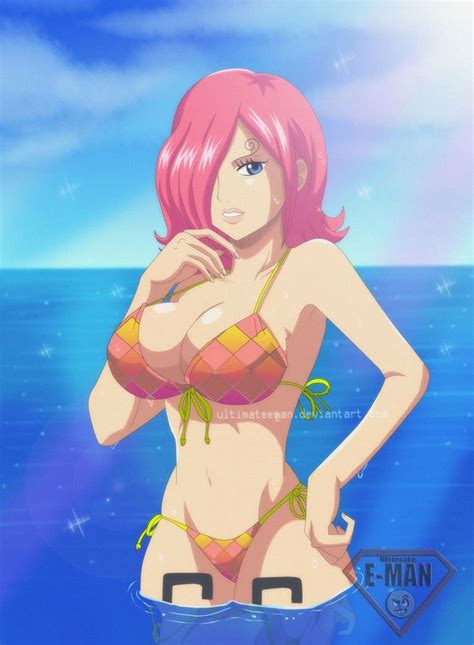 Reiju Vinsmoke Poison Pink Fan Art Art Anime