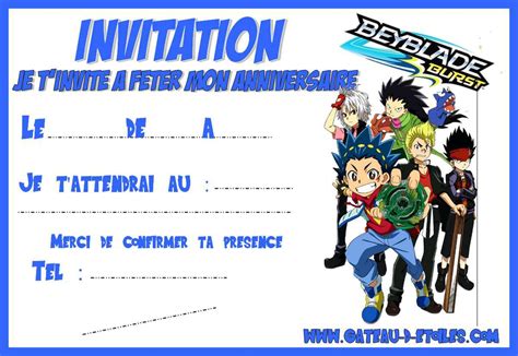 D Couvrir Imagen Carte D Invitation Anniversaire Manga Gratuite