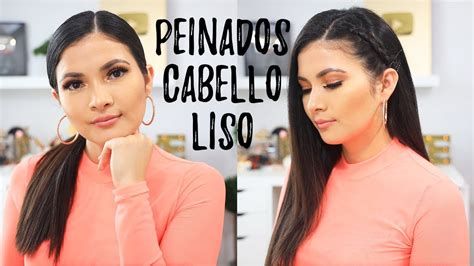 10 ideas de peinados sencillos para lucir tu cabello liso al máximo