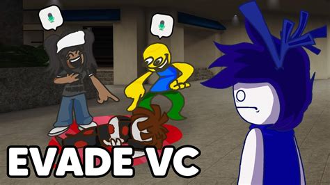 EVADE VC IS CURSED Roblox Evade VC Funny Moments YouTube