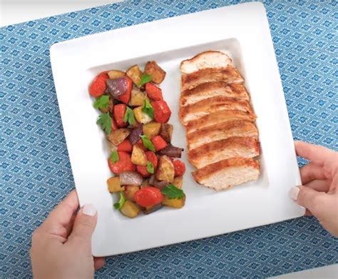 Cómo hacer pollo con verduras en la Air Fryer SaborGourmet
