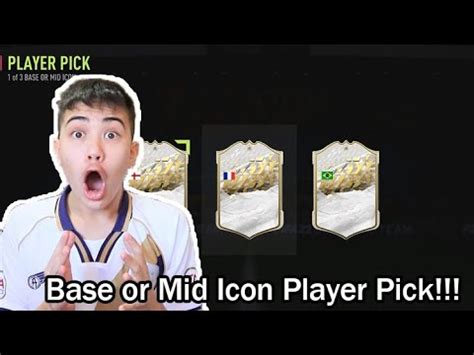 I Opened My Base Or Mid Icon Player Pick FIFA 22 Ultimate Team YouTube