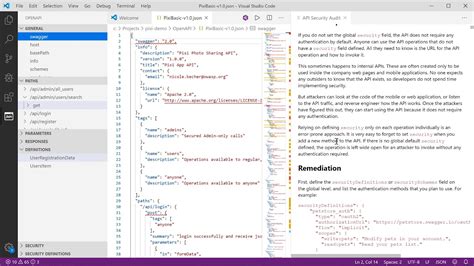 openapi tutorial using swagger editor and ui overview 42crunch swagger extension for vs code