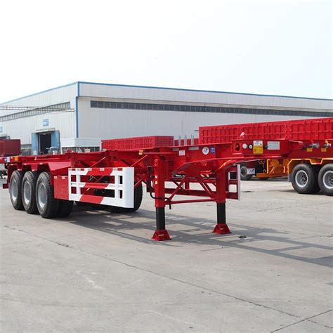 Vehicle Master New Skeleton Container Semi Trailer Foot Ft