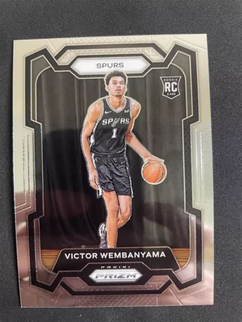 Panini Prizm Victor Wembanyama Base Rc Rookie Card Spurs