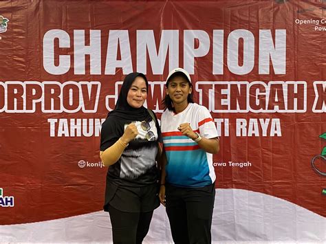 Soft Tenis Putri Semarang Sabet Emas Di Porprov Jateng 2023