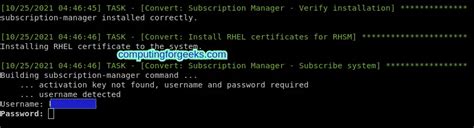 How To Convert CentOS 8 To RHEL 8 Server ComputingForGeeks
