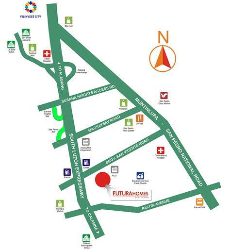Map Filinvest Land