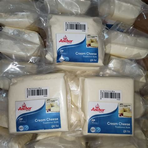 Jual Cream Cheese Anchor 250 Gr Keju Krim Kemasan Vacuum Shopee