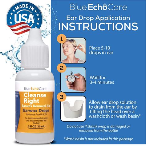 Cleanse Right Ear Wax Removal Drops Safe Easy To Use Ear Cleaner