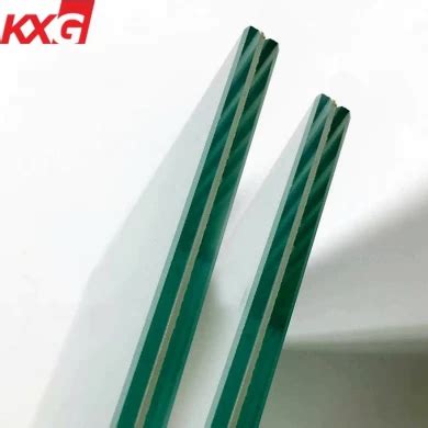 8 76mm Ultra Clear Toughened Laminated Glass 442 Low Iron Tempered