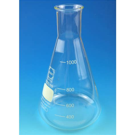 Erlenmeyerkolben Enghals 5000 ml Duran mit Teilung 1 Stück P W