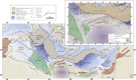 A Map Illustrating The Geodynamic Of The South Tethys Margin In The