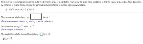 [solved] first derive a recurrence relation giving solutioninn