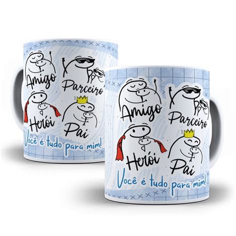Caneca Dia Dos Pais Flork Produtos Personalizados No Elo