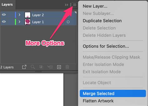 How To Merge Group Layers In Adobe Illustrator