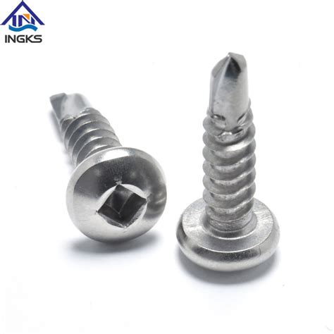 Custom Stainless Steel 304 316 Square Pan Head Self Drilling Roofing