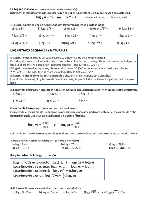 Solution Ecuacion Y Funcion Exponencial Y Logaritmica Studypool