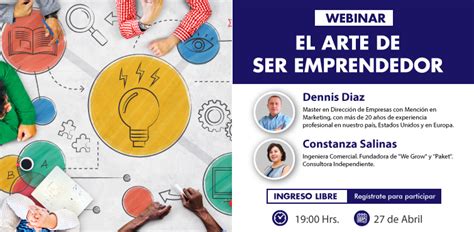 EL ARTE DE SER EMPRENDEDOR ENA Escuela De Negocios De Los Andes