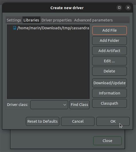 Setting Up Cassandra Jdbc Driver In Dbeaver Community Edition