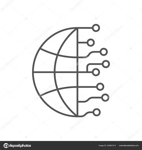 Image Vectorielle Internet Des Objets IoT Industrie 4 0 Appareils IA