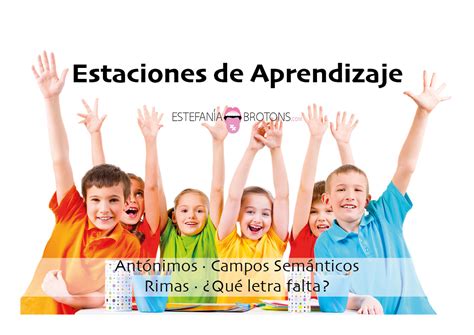 Estaciones De Aprendizaje Ampliaci N De Vocabulario