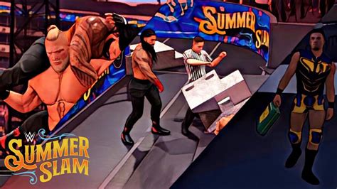 Brock Lesnar Vs Roman Reigns Summerslam 2022 Highlights Wwe Gameplay