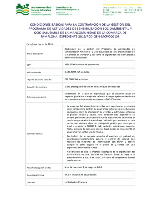 Completable En línea condiciones bsicas para la contratacin de la