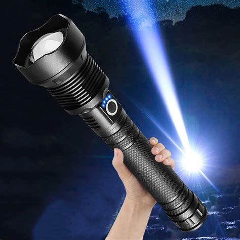Lamp Xhp70 2 Hunting Most Powerful LED Flashlight Rechargeable USB