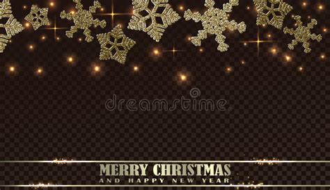 Fondo Elegante De La Navidad Con El Ejemplo Del Vector Del Oro