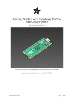 Getting Started With Raspberry Pi Pico And CircuitPython Getting
