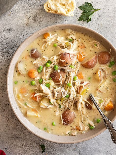 Creamy Chicken Stew Countryside Cravings
